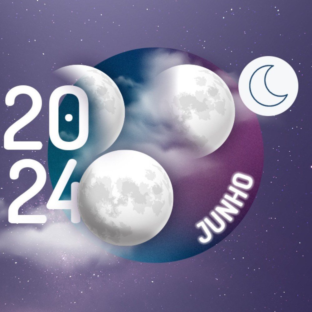Fases da Lua em Junho de 2025
