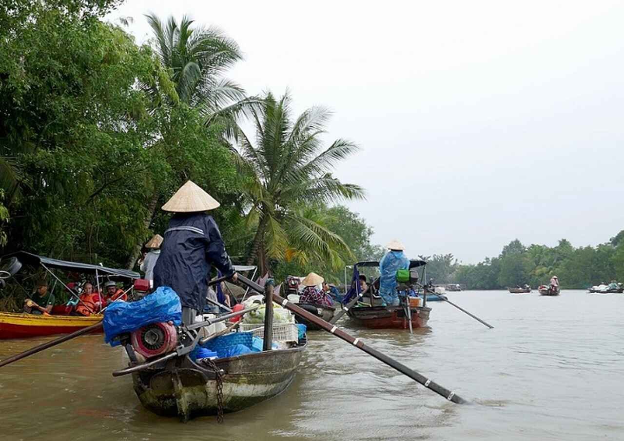 Delta do Mekong, no Vietnã: antigo campo de batalha virou destino turístico