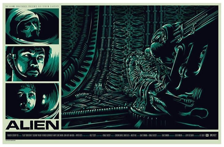 Estética extraterrestre dos filmes ‘Alien’ decora bar na Europa