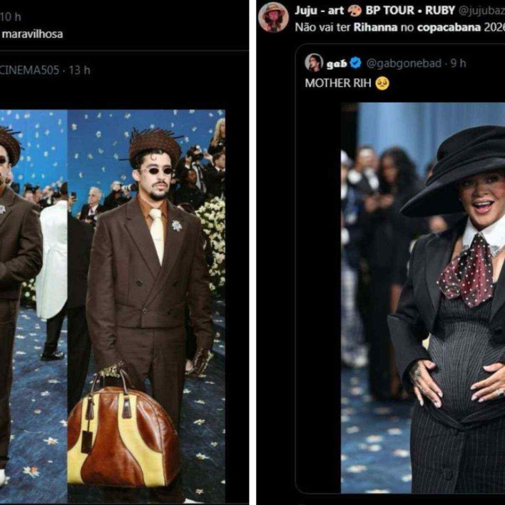 Chico Bento e gravidez de Rihanna: veja os memes do Met Gala 2025